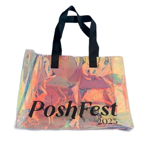 Posh | Bags | Unicorn Shimmer Poshmark Tote Bag Rare New Poshfest At ...